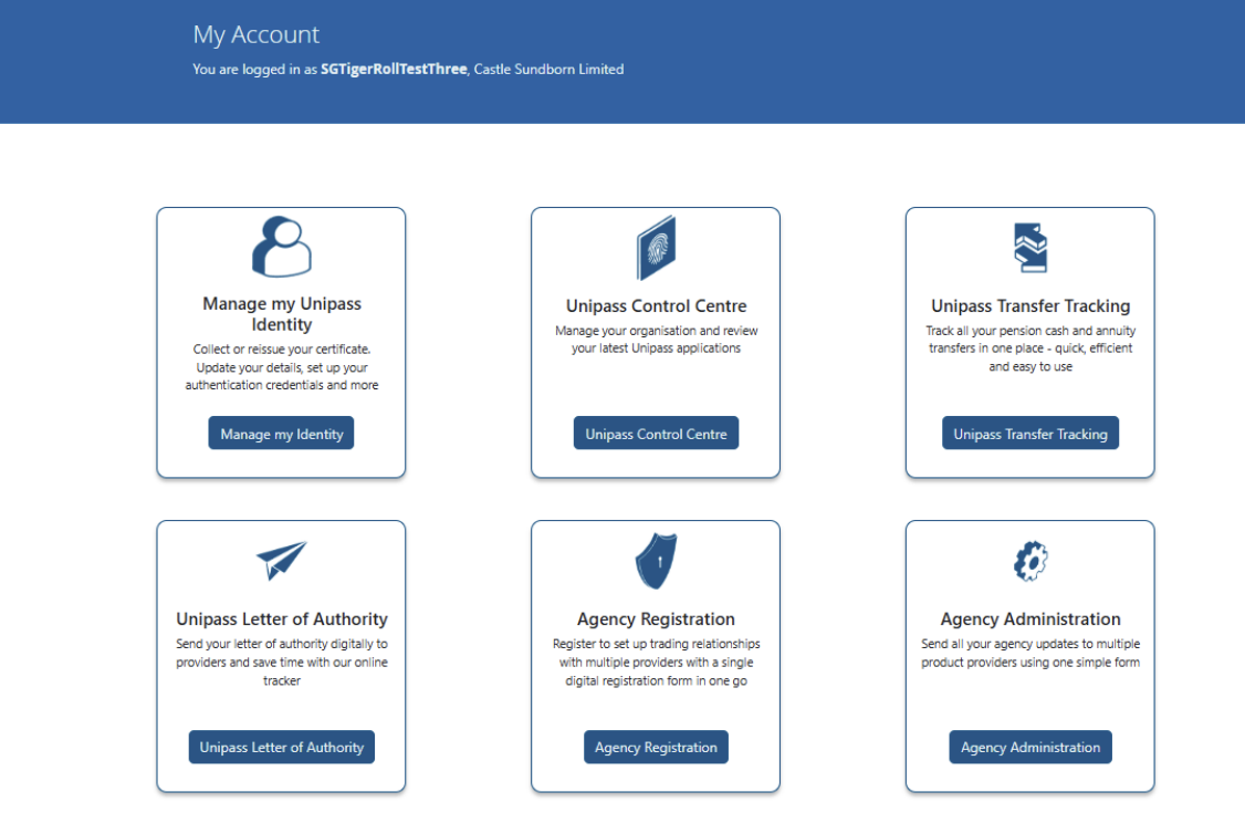 How to use Unipass Transfer Tracking – Unipass Identity
