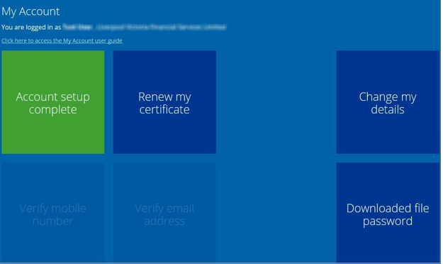 Certificate Collection Tile – Unipass Identity