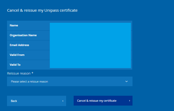 How can I revoke and re-issue my Unipass certificate? – Unipass Identity