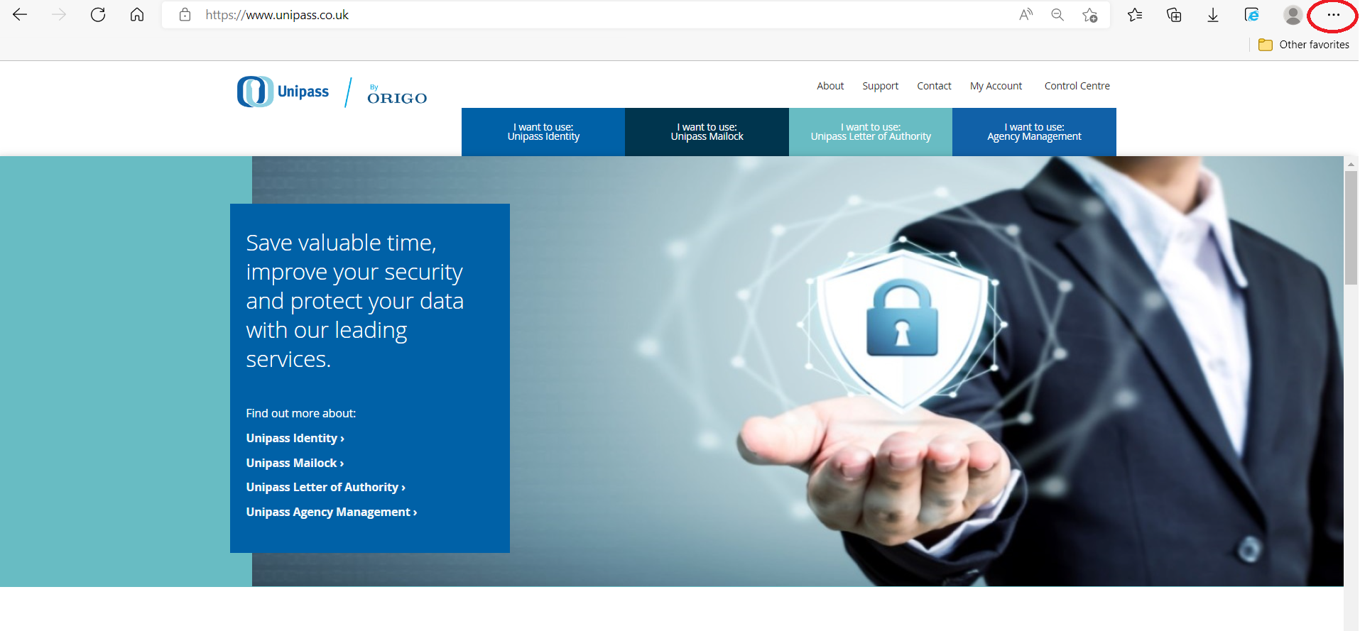 How to find your Unipass certificate in Microsoft Edge – Unipass Identity