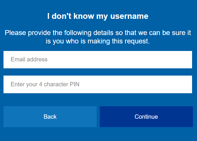 Logging in using username/email and passphrase – Unipass Identity